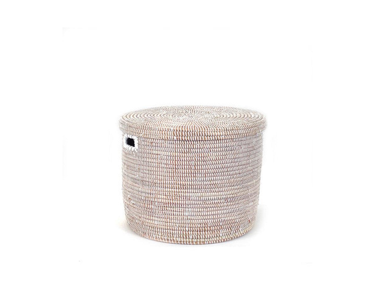 Click here for Mbare  Flat Lid Floor Basket - White prices