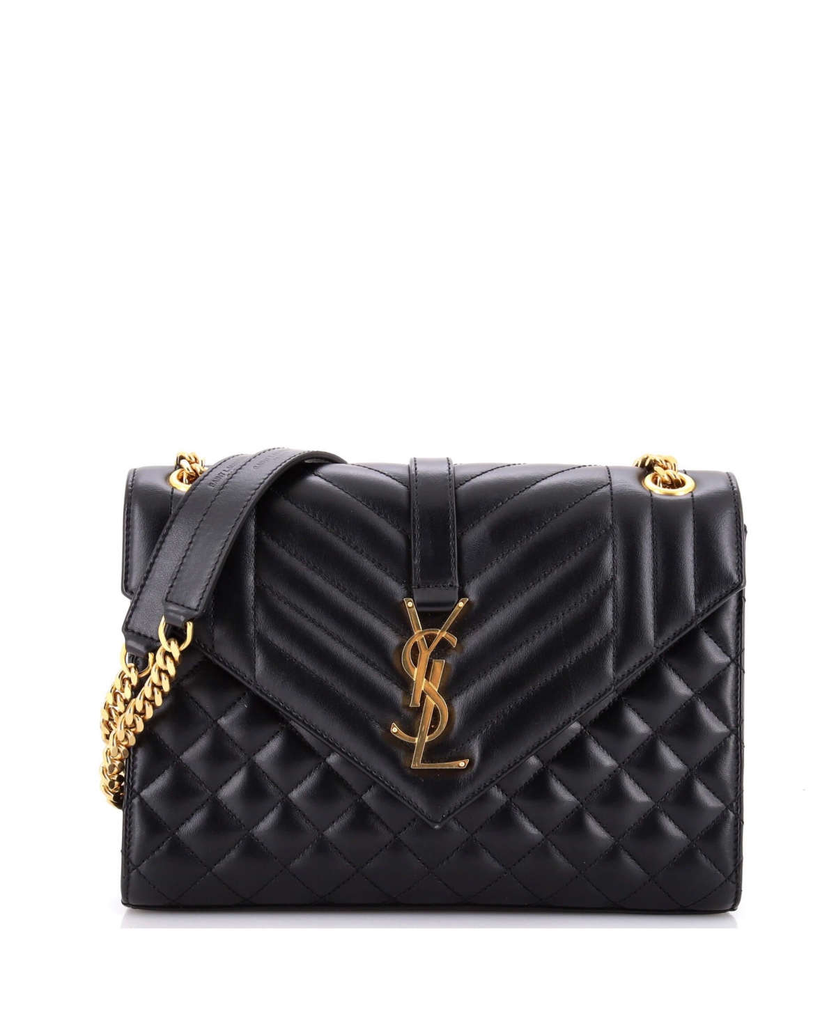 Click here for Pre-Owned Saint Laurent Medium Classic Monogram En... prices