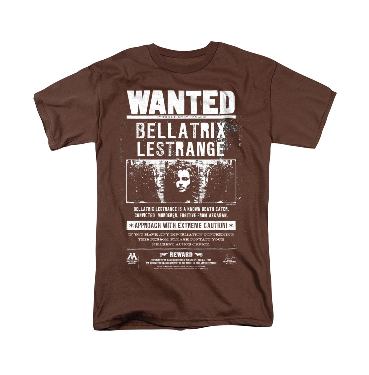 Click here for Harry Potter Mens Wanted Bellatrix T Shirt - Coffe... prices
