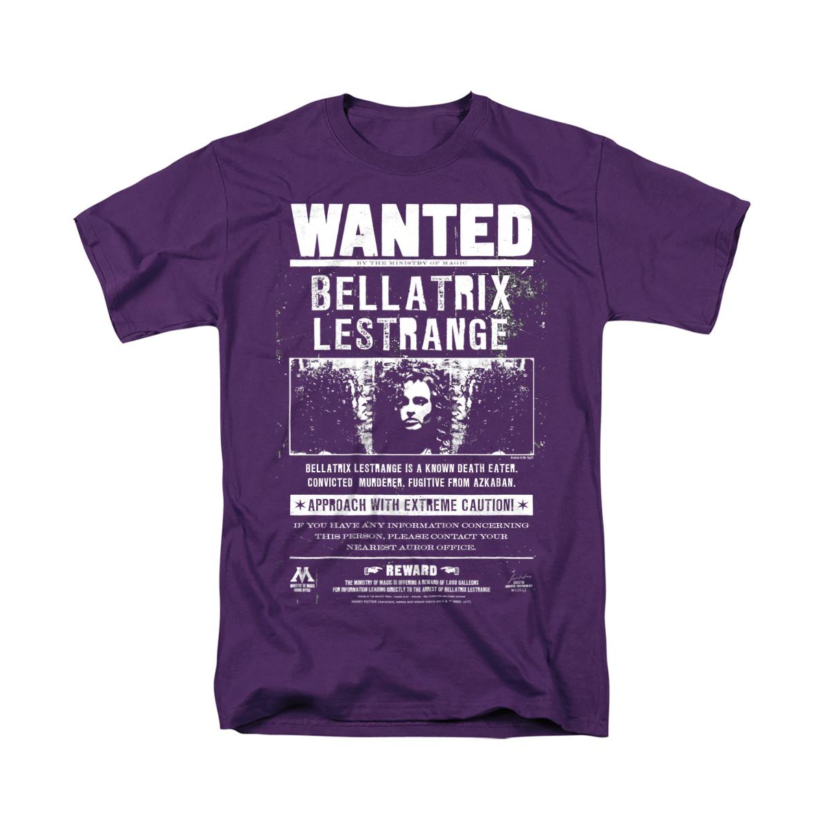 Click here for Harry Potter Mens Wanted Bellatrix T Shirt - Purpl... prices