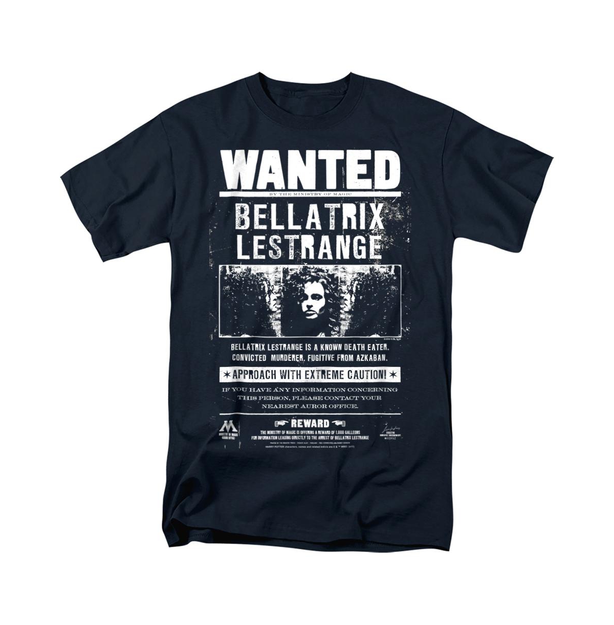 Click here for Harry Potter Mens Wanted Bellatrix T Shirt - Navy prices