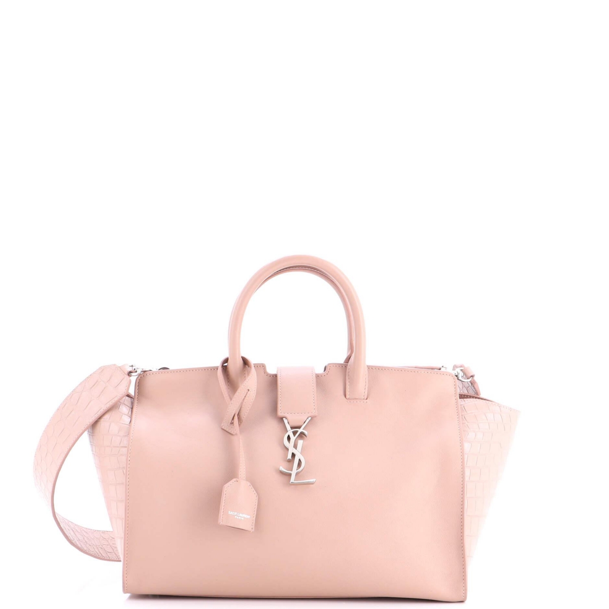Click here for Pre-Owned Saint Laurent Small Monogram Cabas Downt... prices