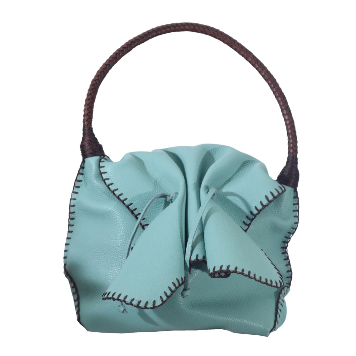 Click here for Carlos Falchi Shoulder Butterfly Leather Bag - Tea... prices