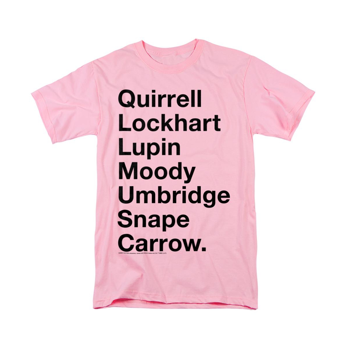 Click here for Harry Potter Mens Professors T Shirt - Pink prices