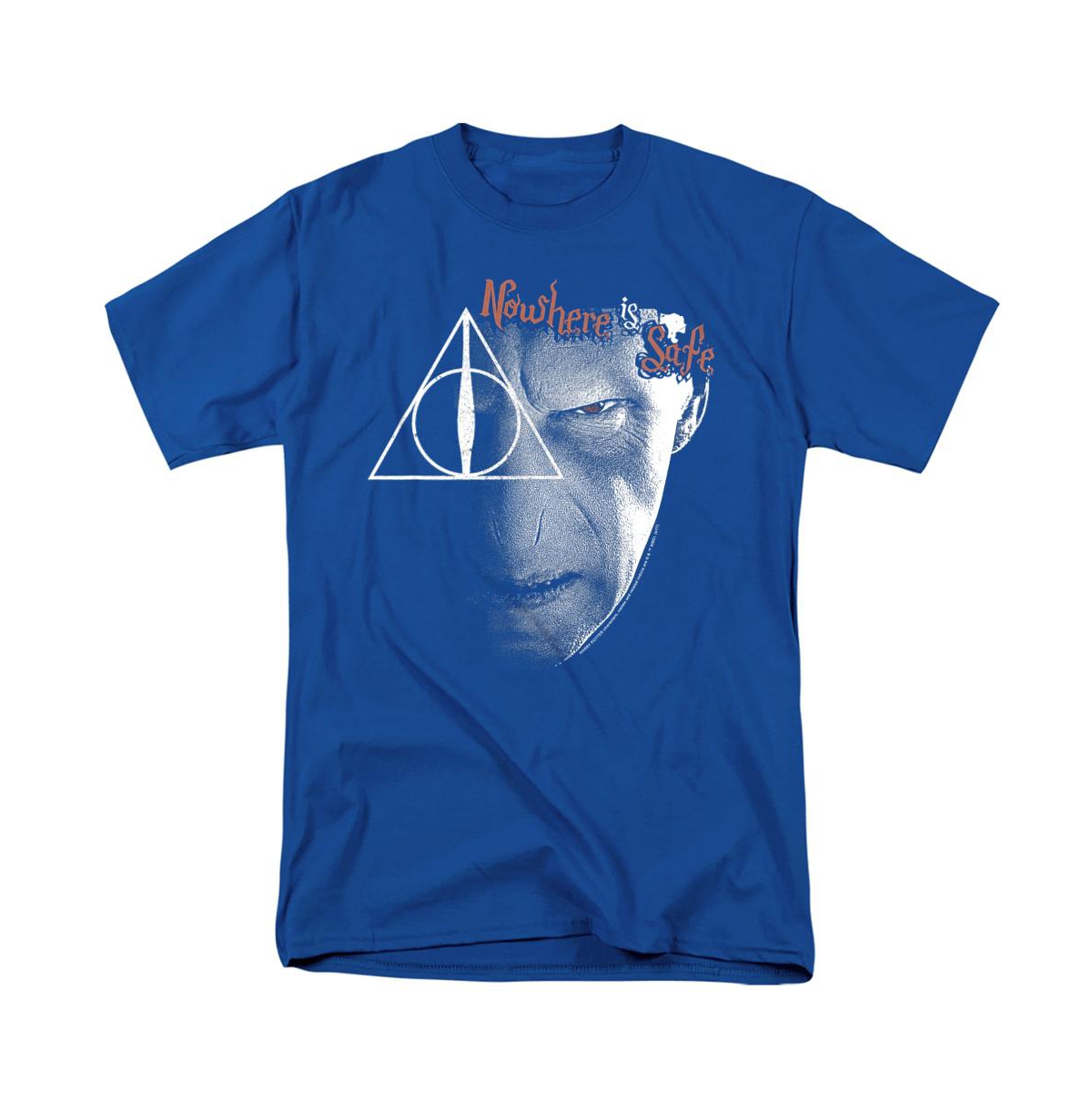 Click here for Harry Potter Mens Nowhere Is Safe T-Shirt - Royal prices