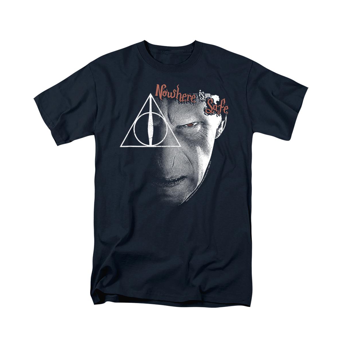 Click here for Harry Potter Mens Nowhere Is Safe T-Shirt - Navy prices