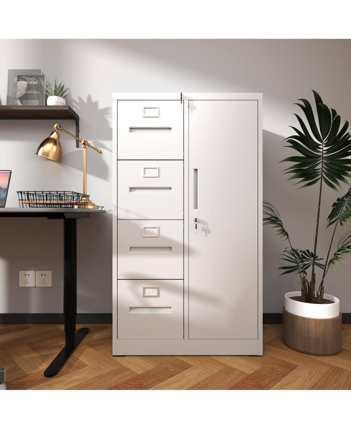 Click here for Rainsken Vertical File Cabinet with Lock  2-in-1 S... prices