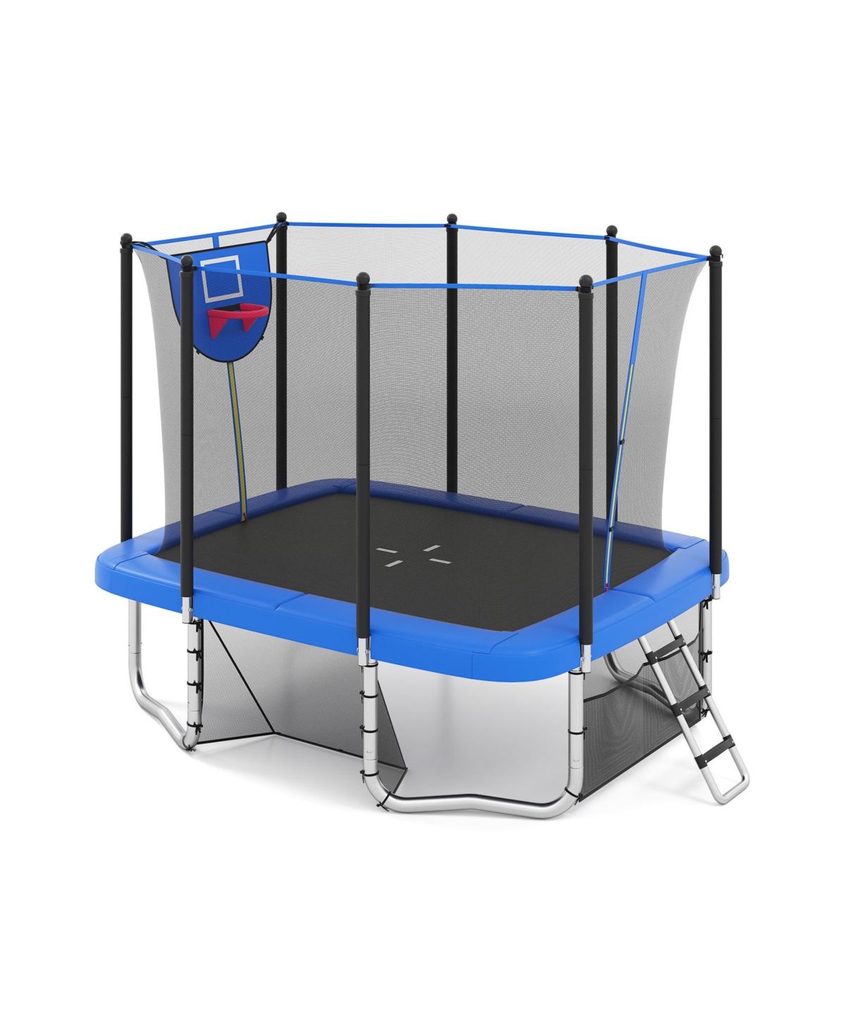 Click here for Slickblue 10x8 Ft Rectangle Outdoor Trampoline wit... prices