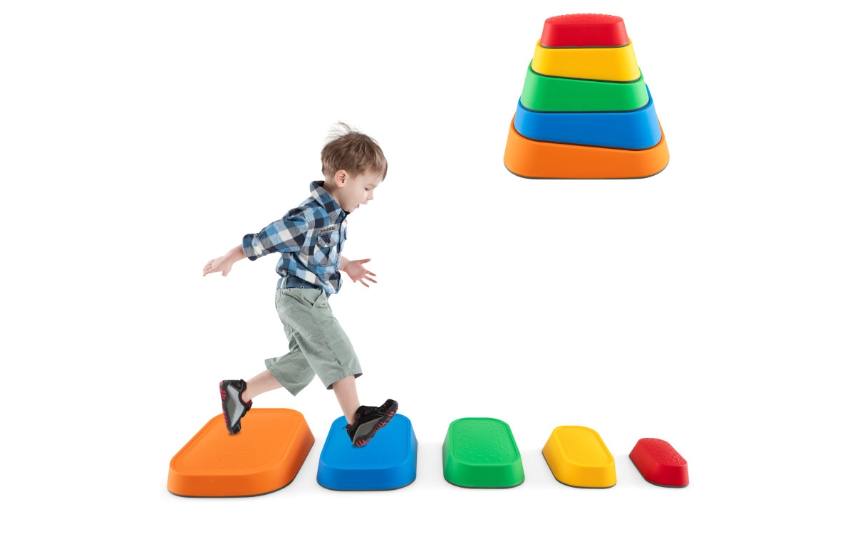 Click here for Slickblue 5 Piece Kids Stepping Stone Set  Non-Sli... prices