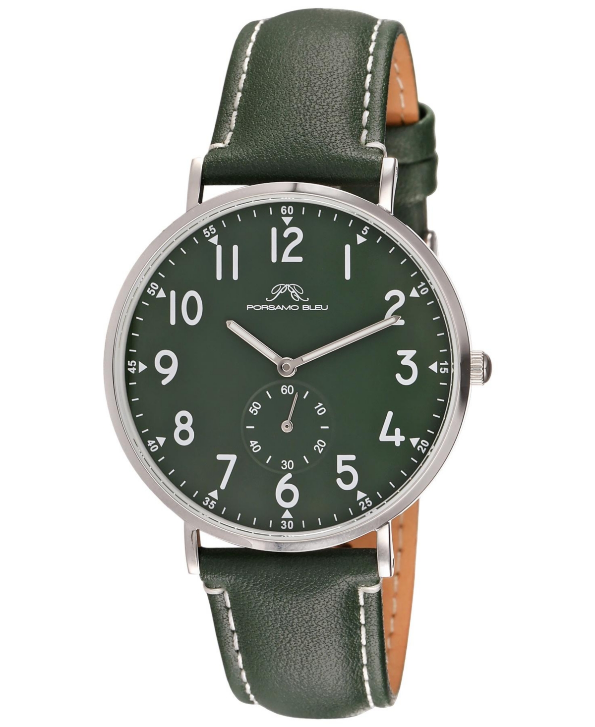 Click here for Porsamo Bleu Mens Rowan Genuine Leather Band Watch... prices
