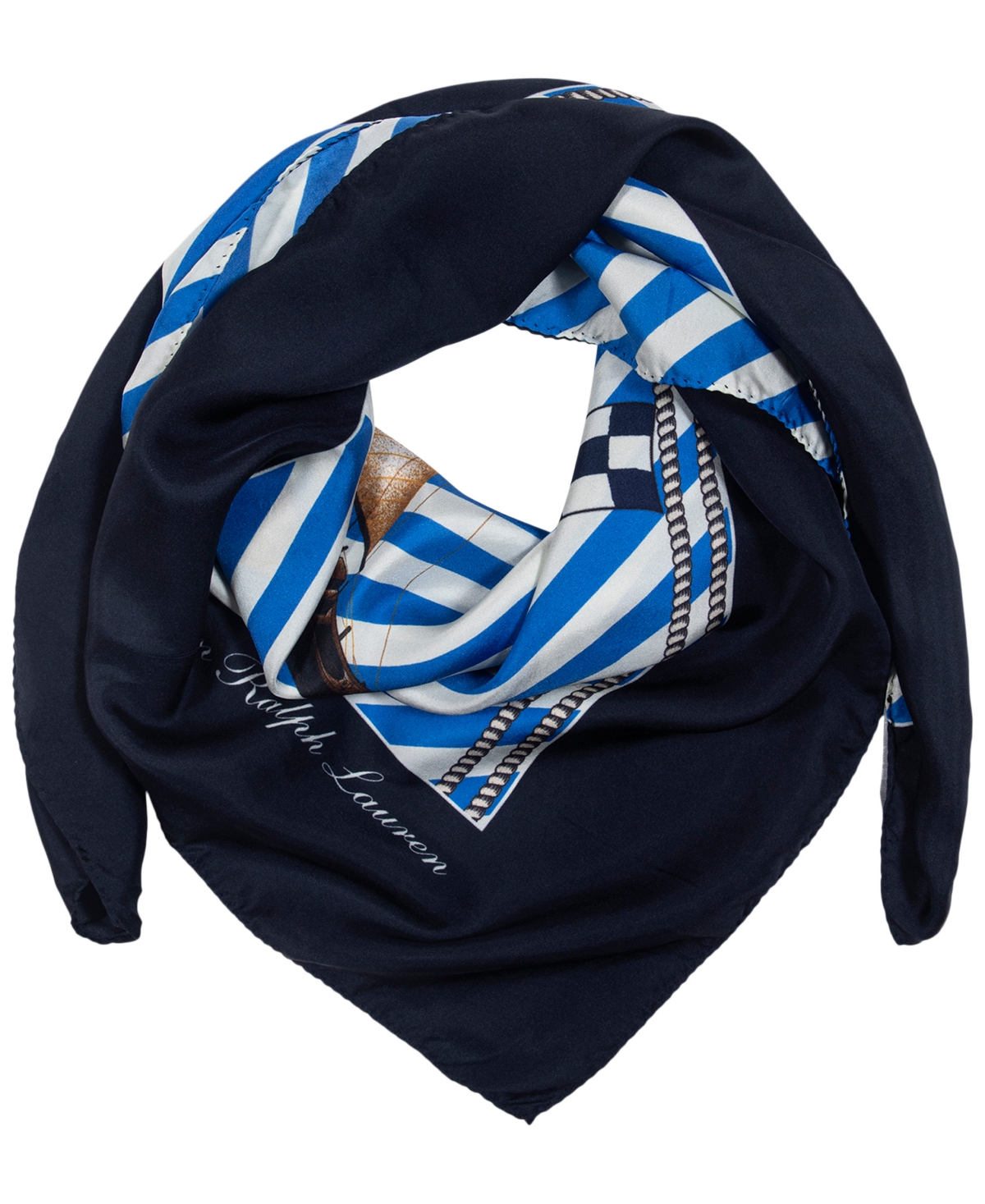 Click here for Lauren Ralph Lauren Striped Nautical Flag Square S... prices