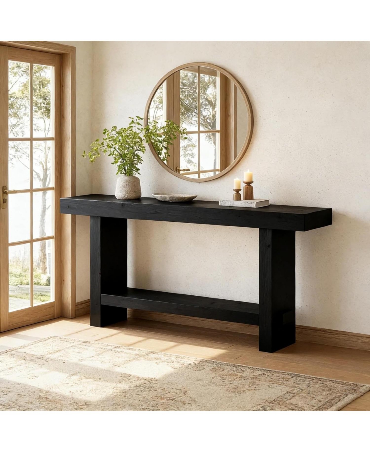 Click here for Tribesigns 63-Inch Solid Wood Console Table  2-Tie... prices