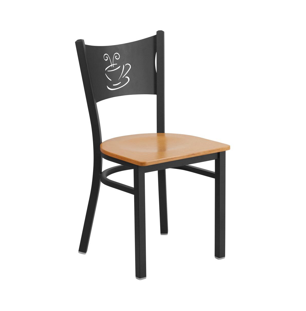 Click here for Emma+Oliver Coffee Back Metal Restaurant Dining Ch... prices