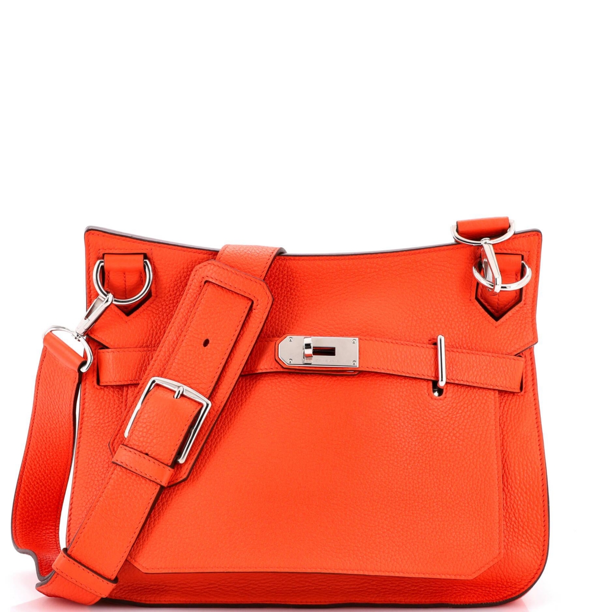 Click here for Pre-Owned HERMES 31 Jypsiere Bag Clemence - Orange prices
