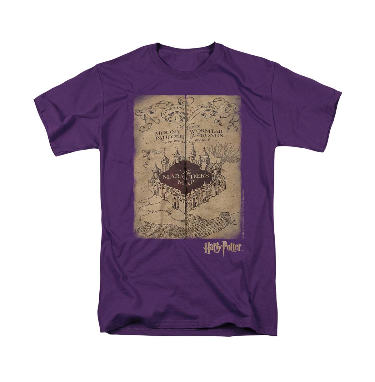 Click here for Harry Potter Mens Marauders Map T-Shirt - Purple prices