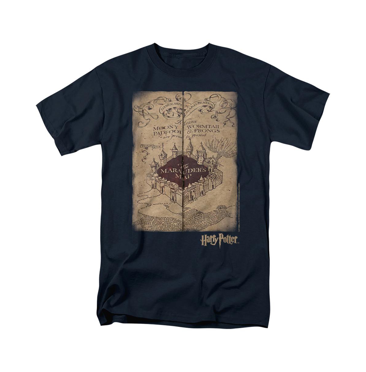 Click here for Harry Potter Mens Marauders Map T-Shirt - Navy prices