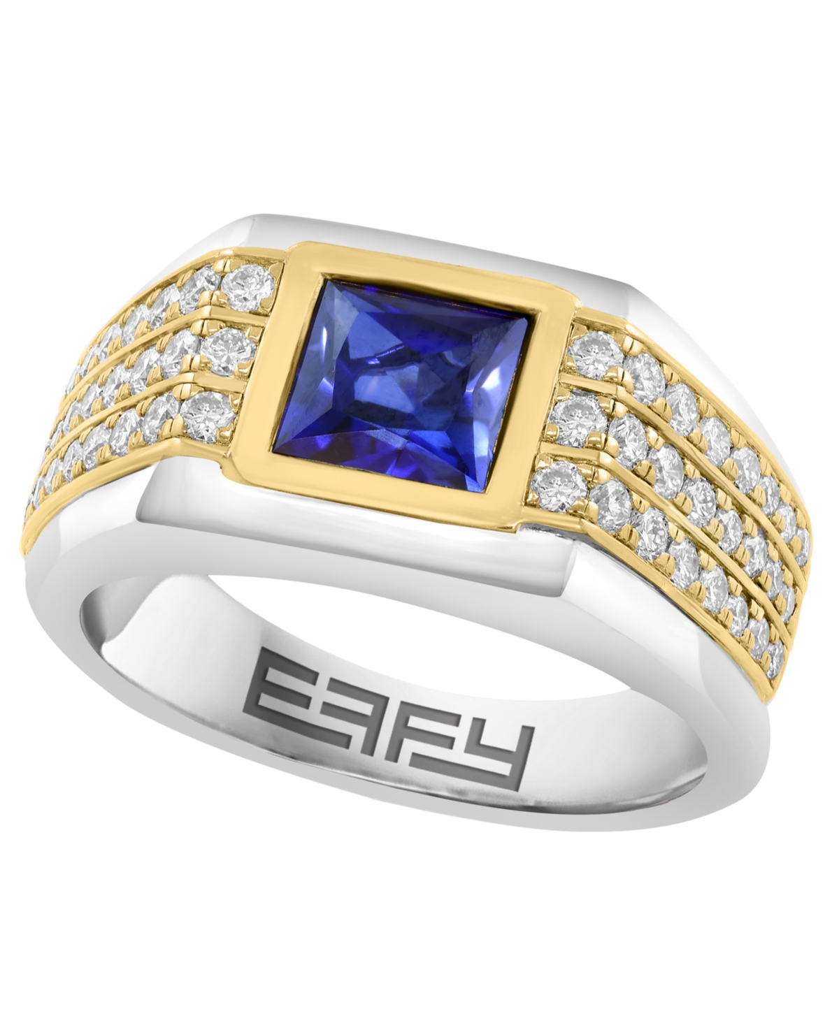Click here for Effy Collection Mens Lab Grown Sapphire (2-1/10 ct... prices