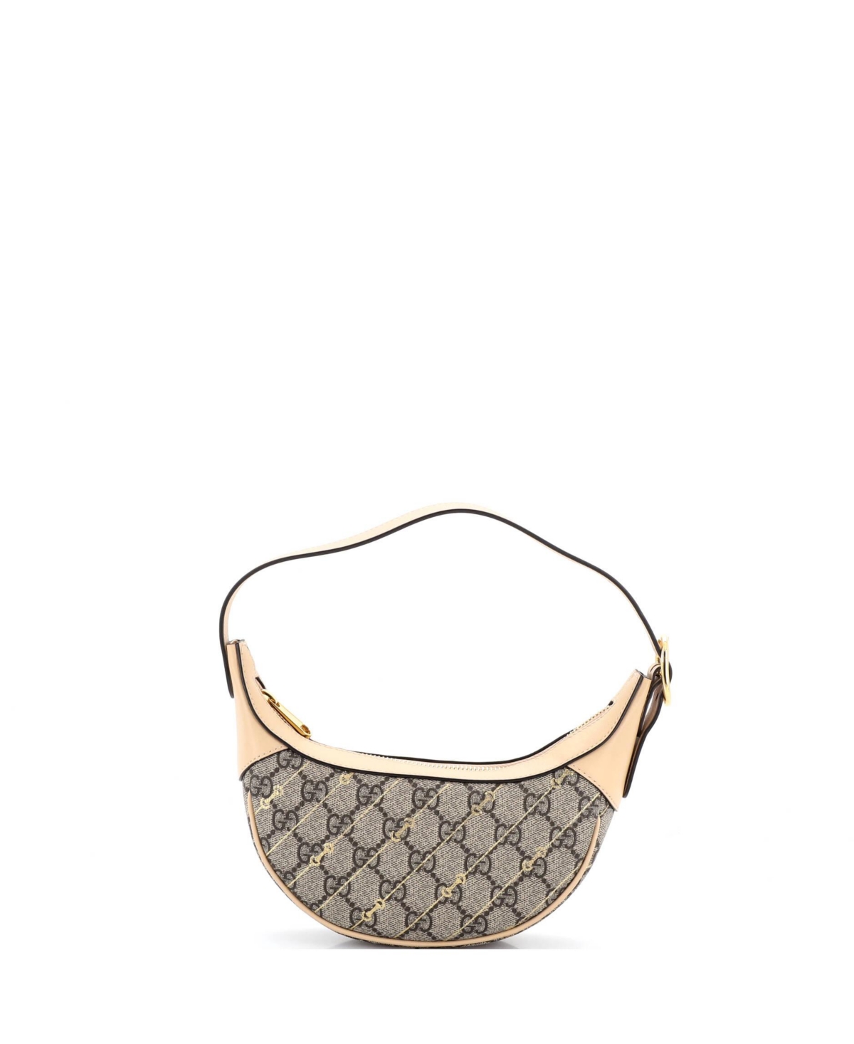 Click here for Pre-Owned Gucci Mini Ophidia Half Moon Bag Print G... prices