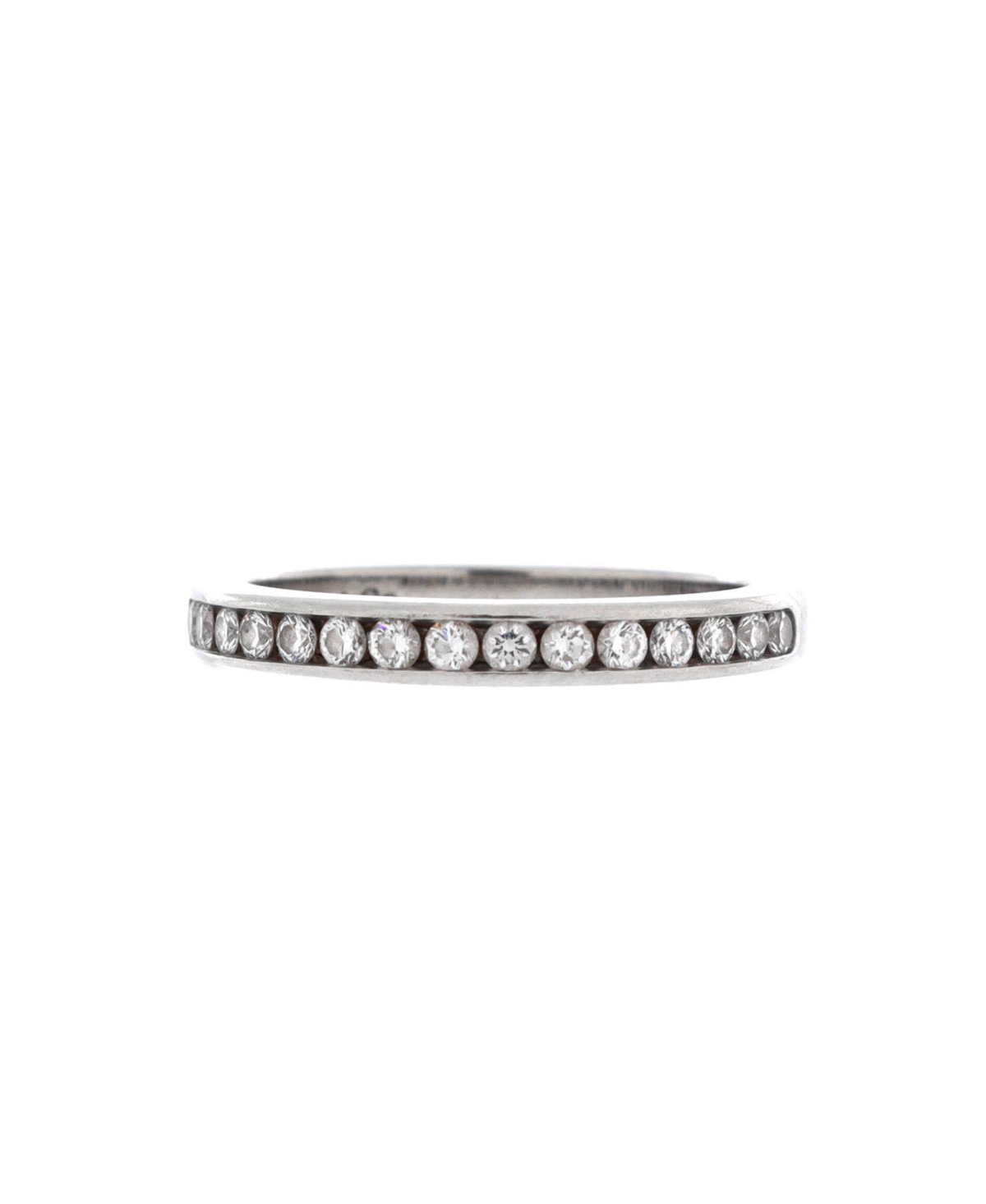 Click here for Pre-Owned Tiffany & Co Half Setting Wedding Band -... prices
