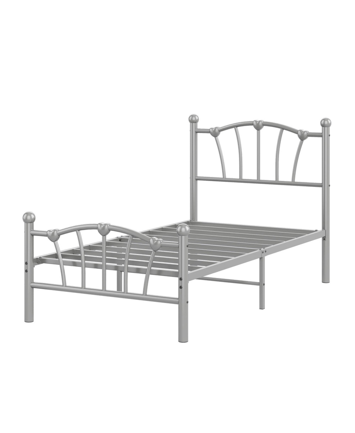 Click here for Homfan Heart-Shaped Metal Platform Bed Frame with... prices