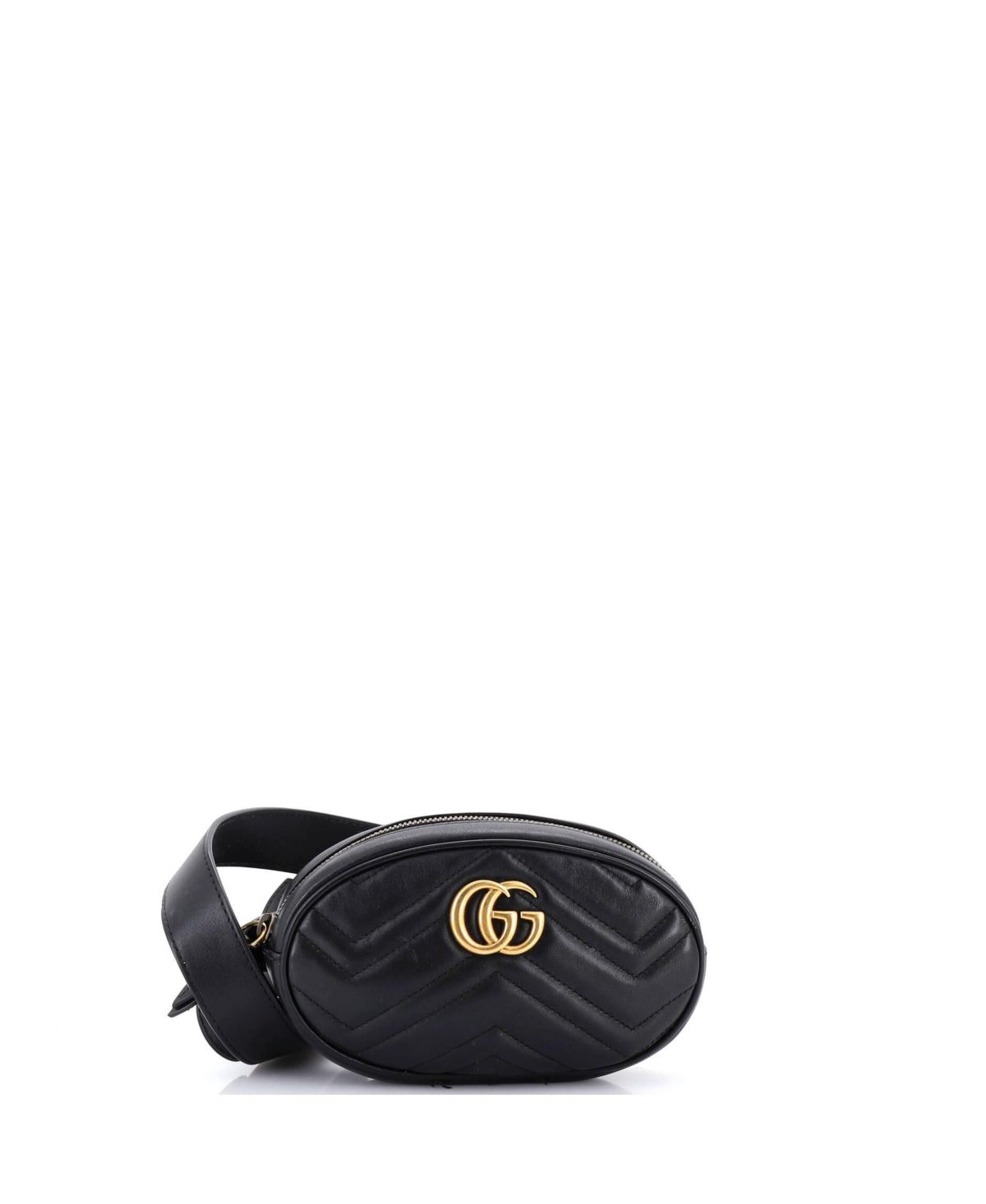 Click here for Pre-Owned Gucci Gg Marmont Belt Bag Matelasse Leat... prices