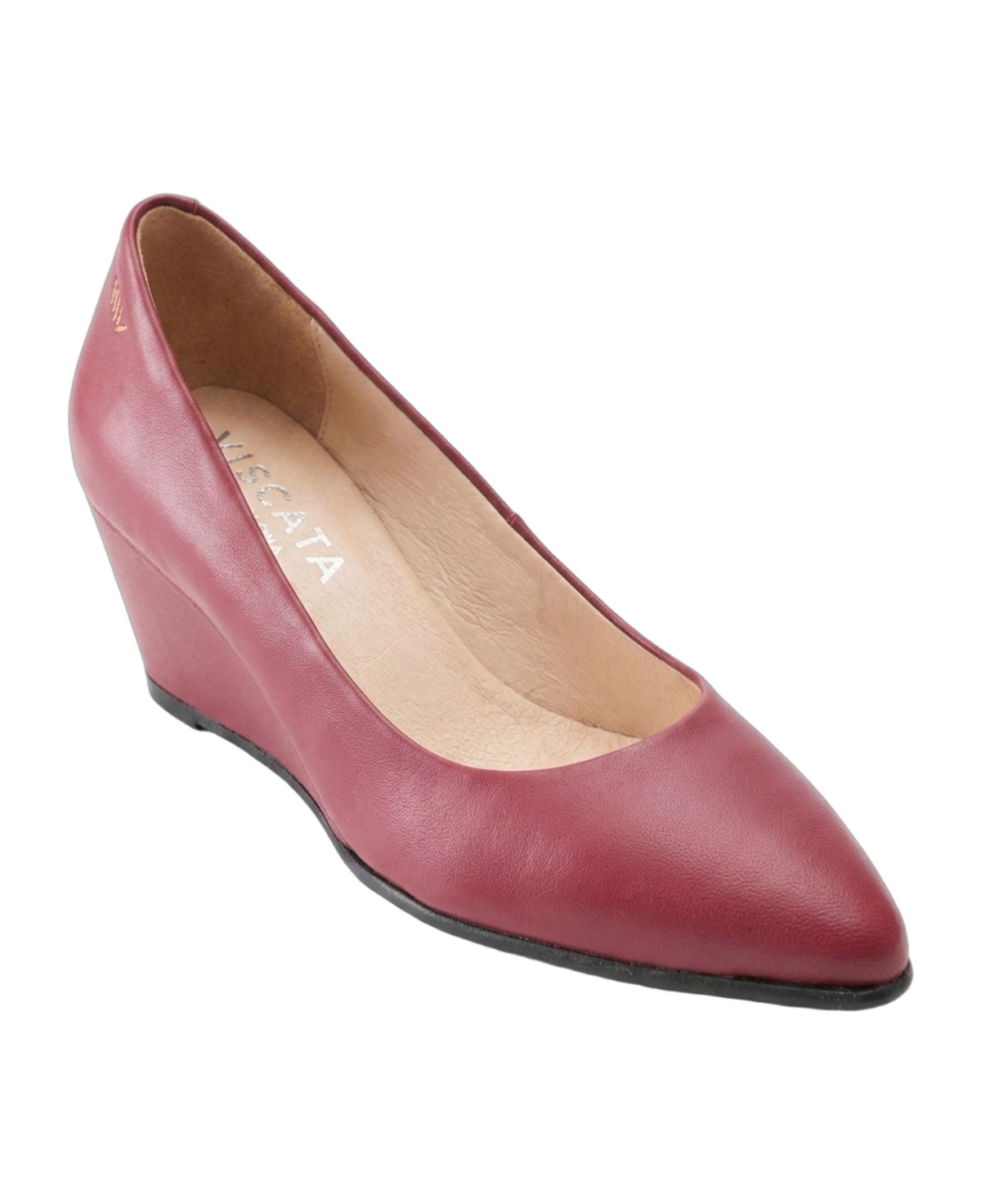 Click here for Viscata Womens Verona Leather Wedges - Burgundy prices