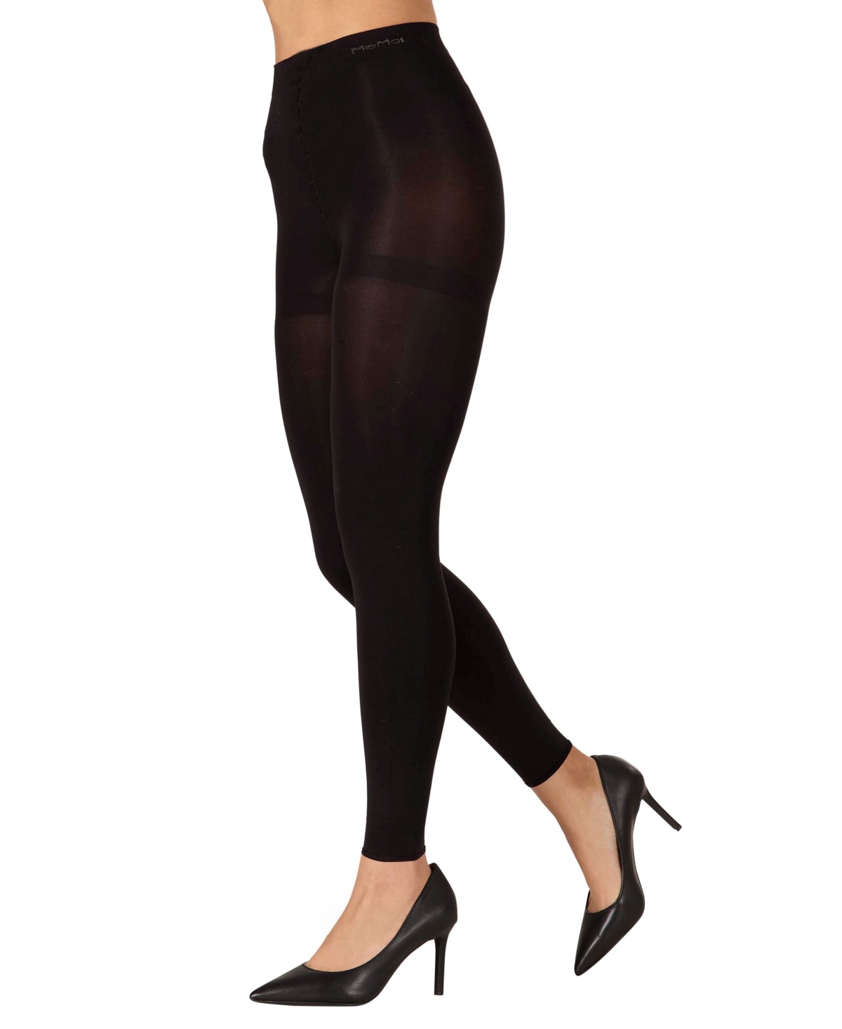 Click here for Super Matte 100 Denier Opaque Footless Tights - Bl... prices
