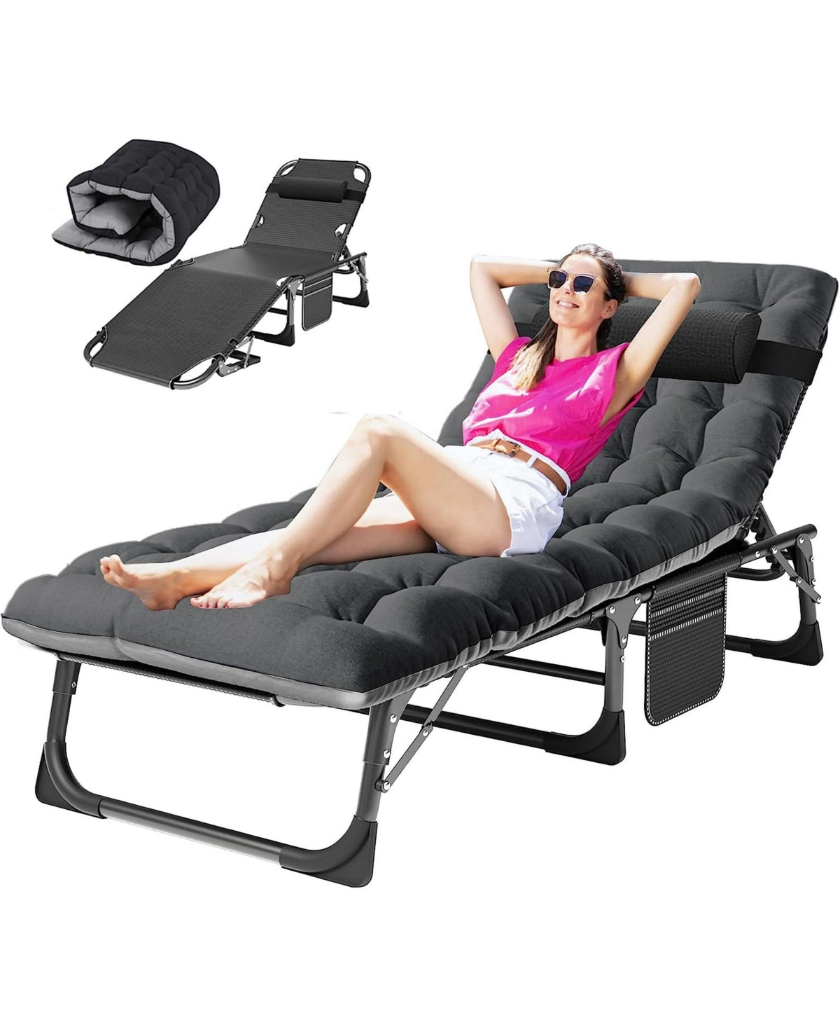 Click here for Aboron 4-in-1 Sunbathing Lounge Chair - Adjustable... prices