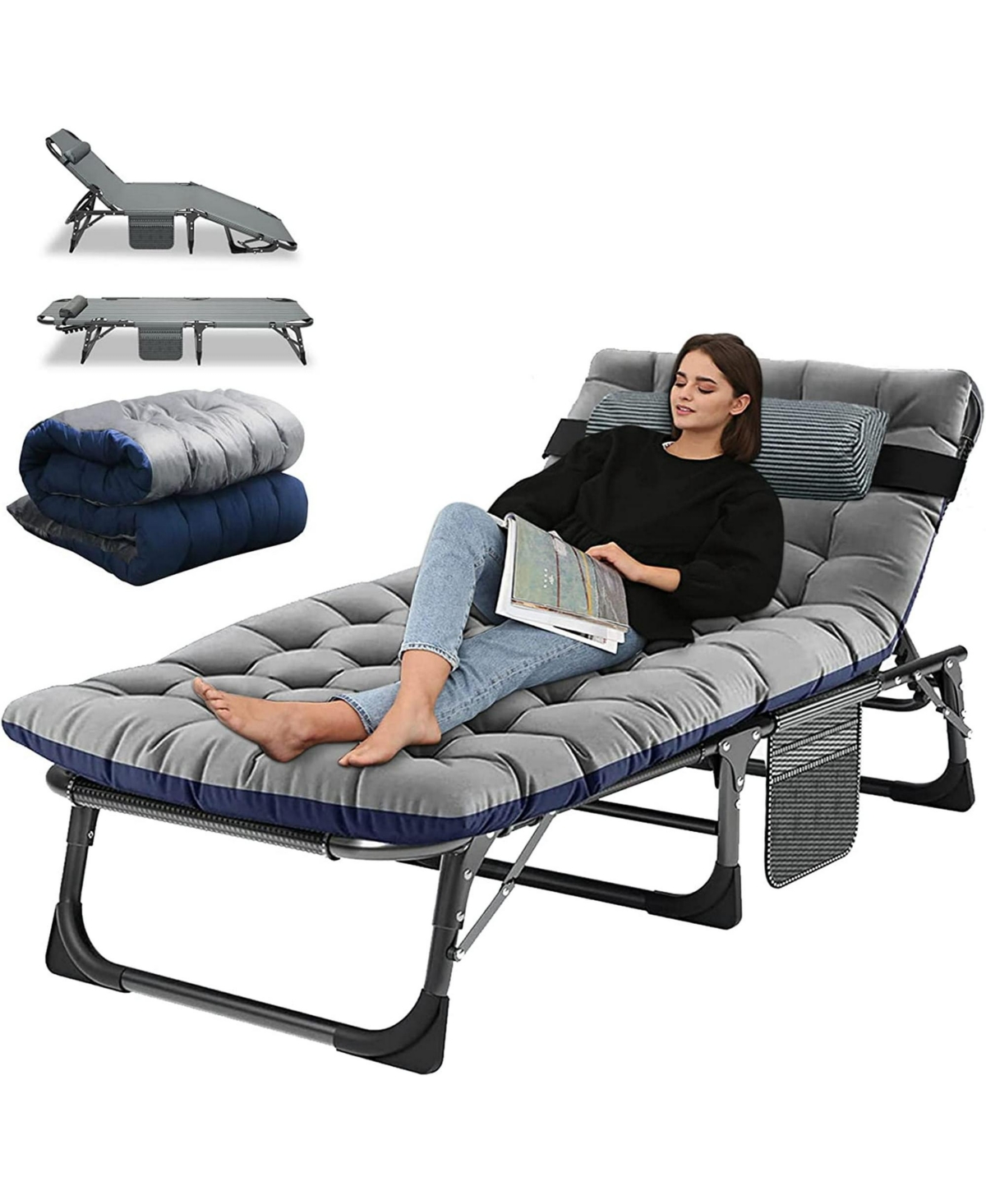 Click here for Aboron 4-in-1 Sunbathing Lounge Chair - Adjustable... prices