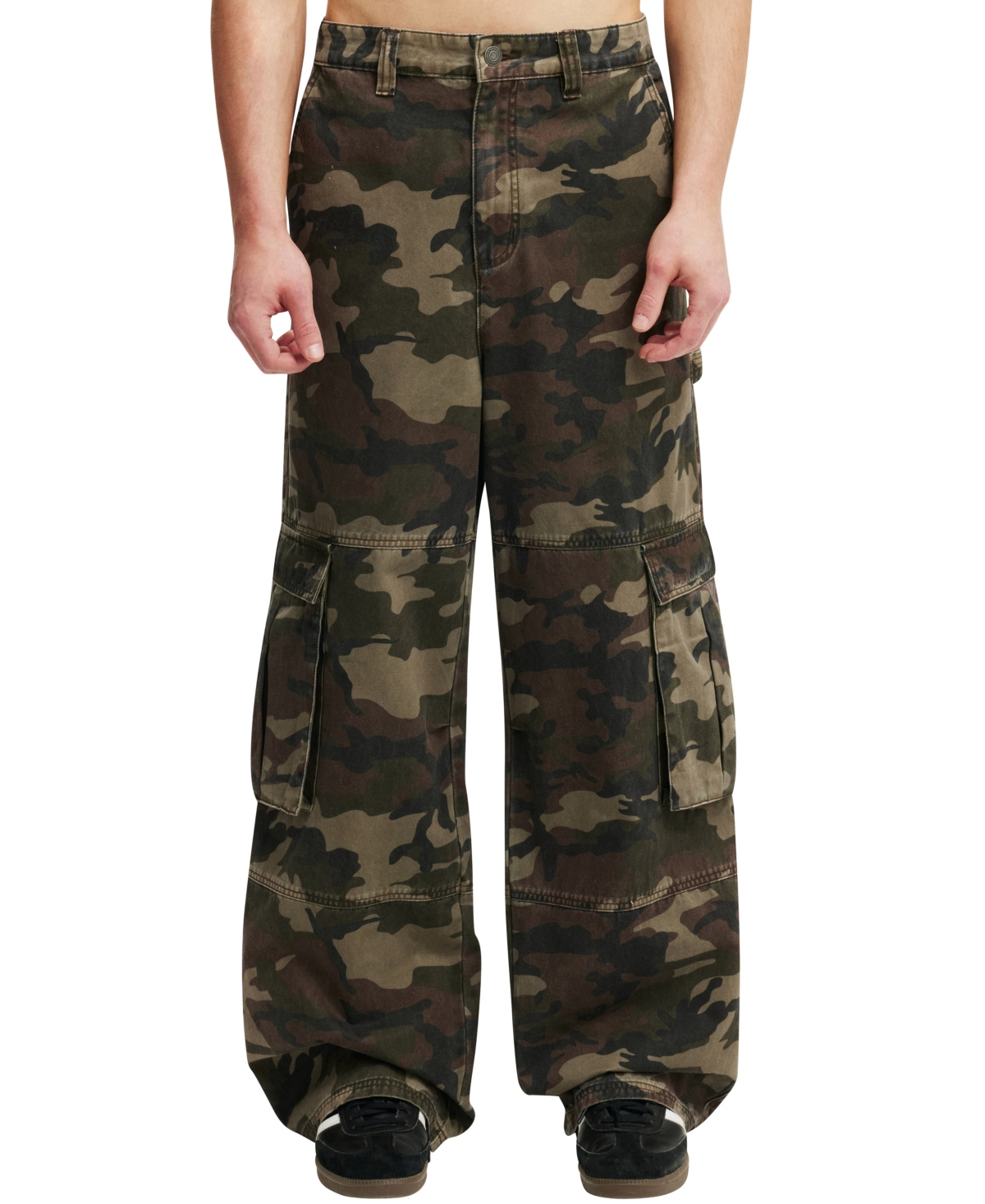 Click here for Cotton On Mens Super Baggy Cargo Pant - Green prices