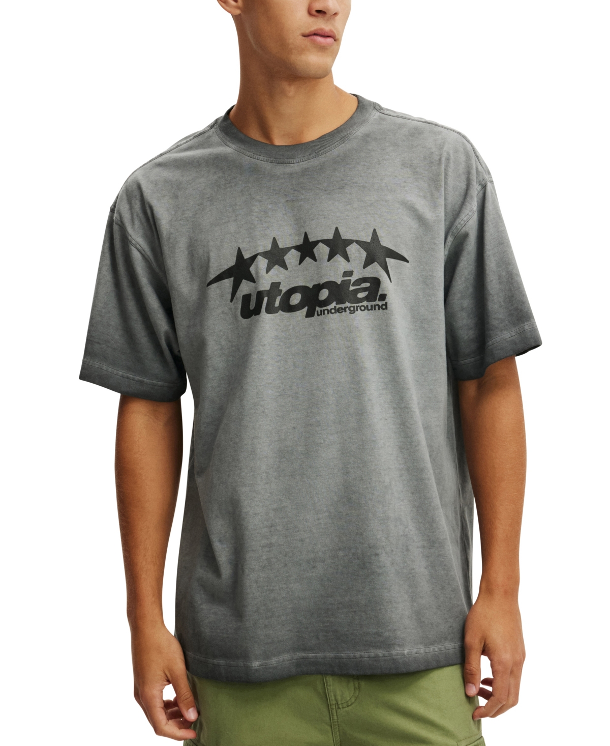 Click here for Cotton On Mens Modern Box-Fit Graphic T-Shirt - Da... prices