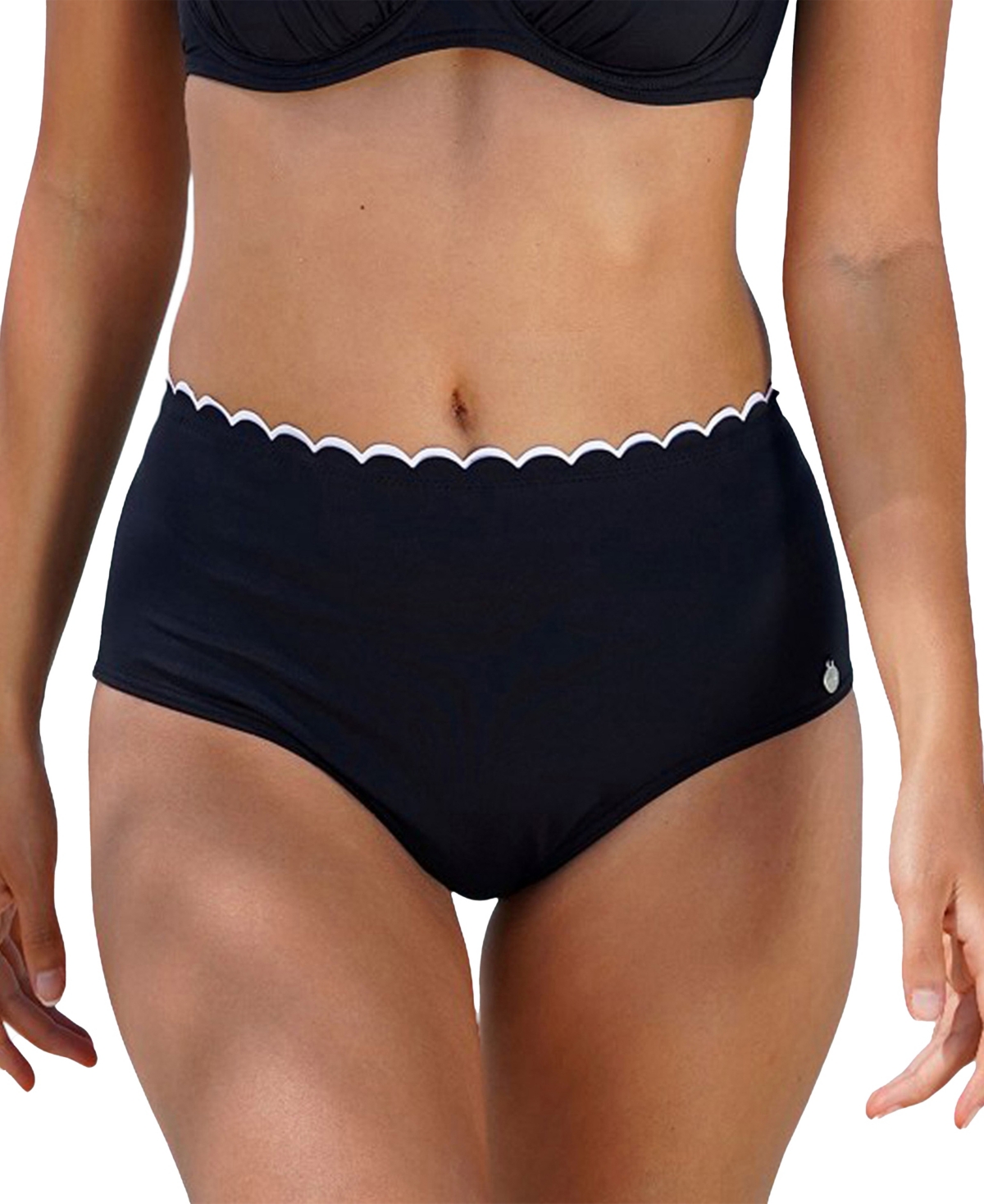 Click here for Lascana Womens Scalloped High Waisted Bikini Swims... prices