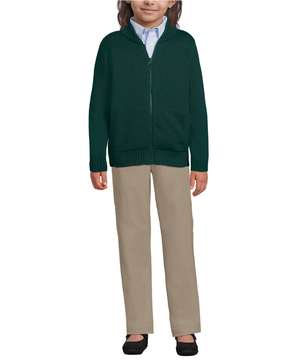 Click here for Lands End Girls School Uniform Legacy Full Zip Car... prices