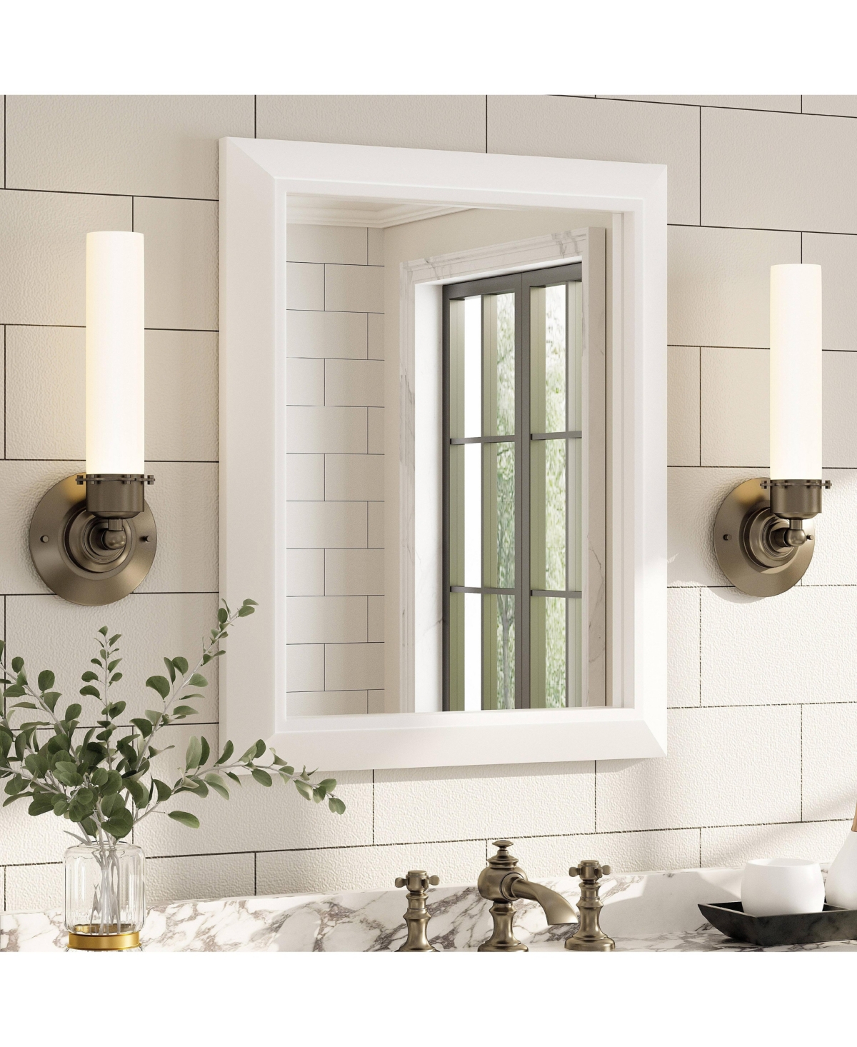Click here for Apmir 16 x 20 Inch Thick Metal Framed Wall Mirrors... prices