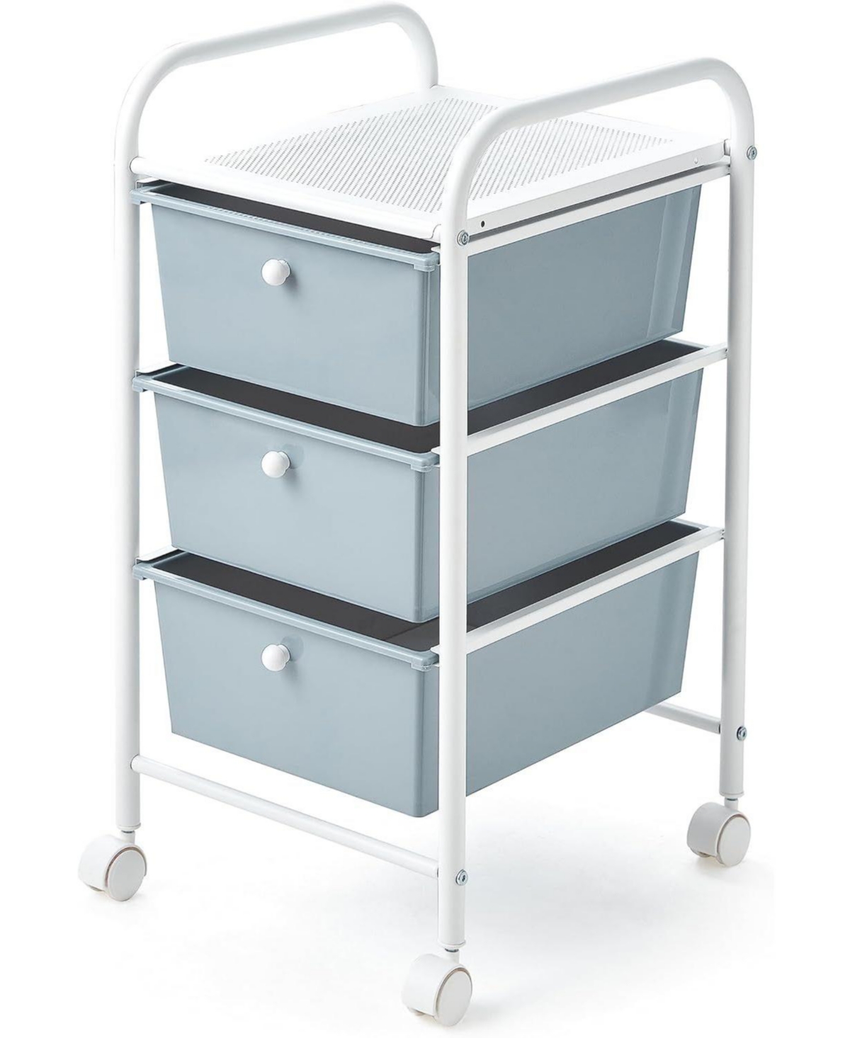 Click here for DormCo Suprima Storage Carts - 3 Drawer Shelf - Gr... prices