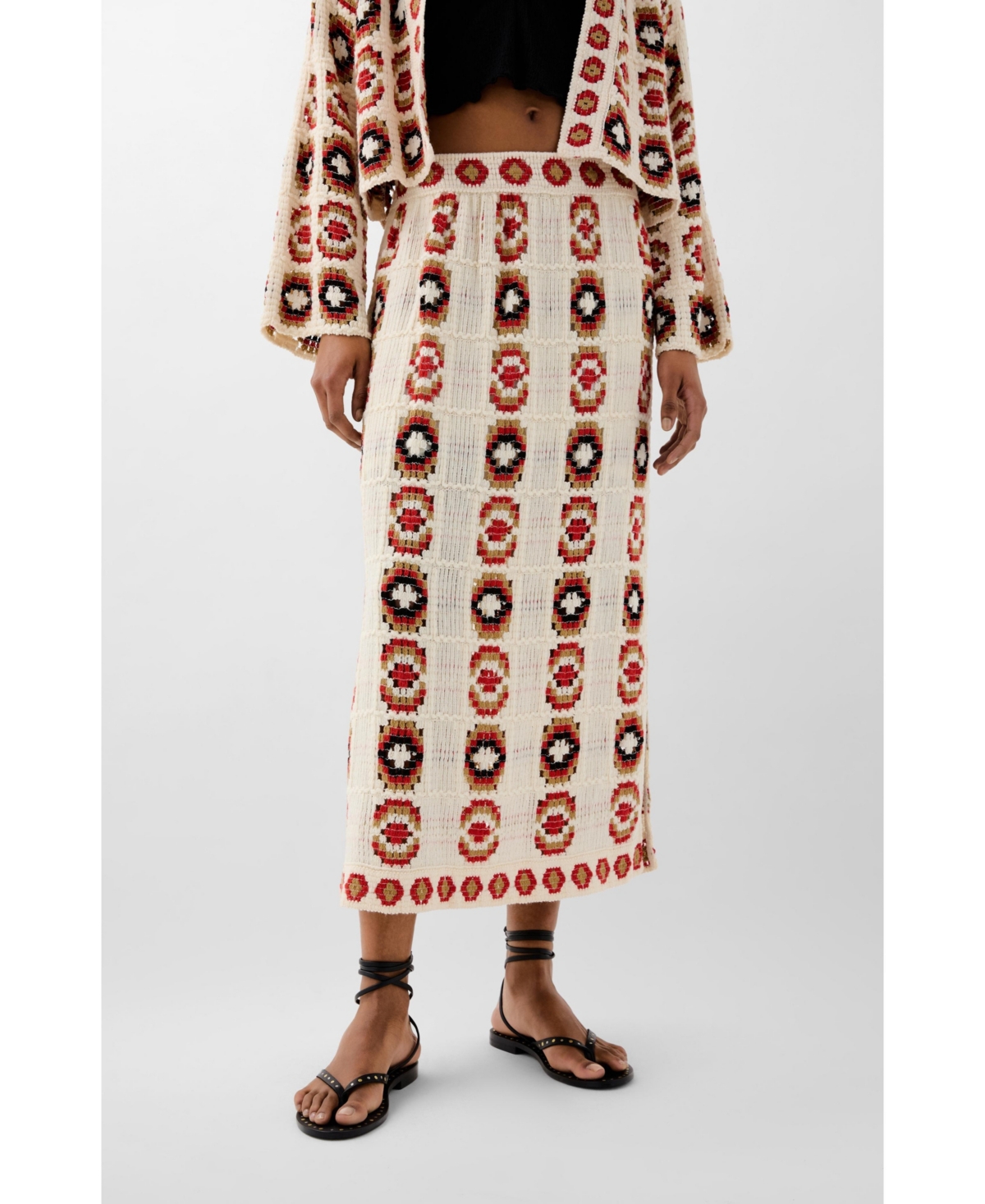 Click here for Scalpers Womens Croch Skirt - Ivory prices