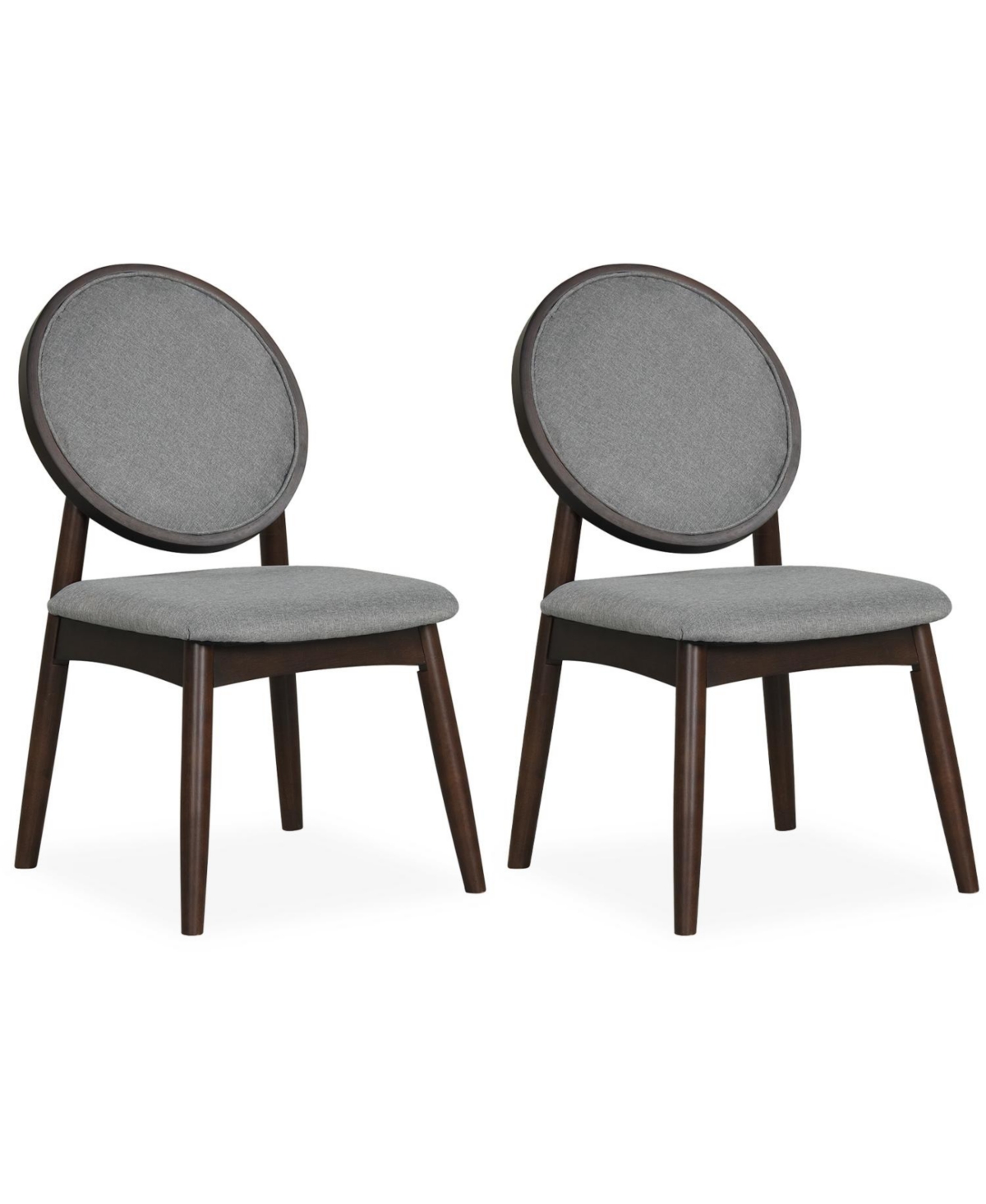Click here for Slickblue Set of 2 Linen Fabric Side Chairs with C... prices