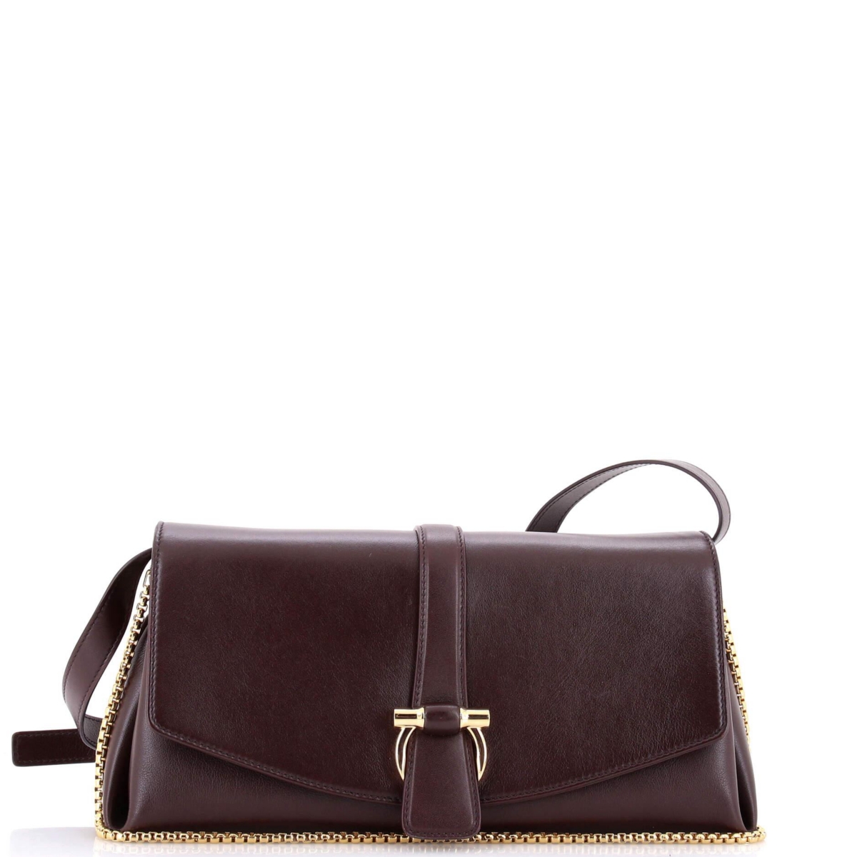 Click here for Pre-Owned Salvatore Ferragamo Gancini Flap Crossbo... prices