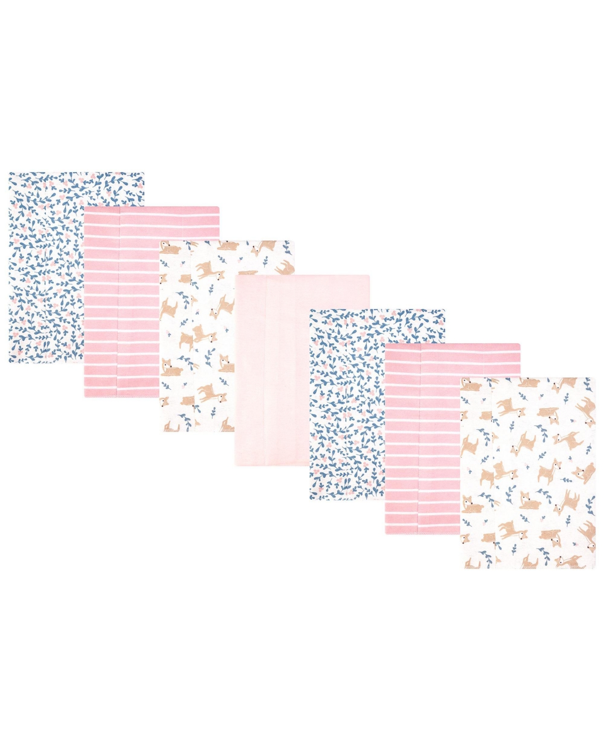 Click here for Hudson Baby Girl Cotton Poly Flannel Burp Cloths 7... prices