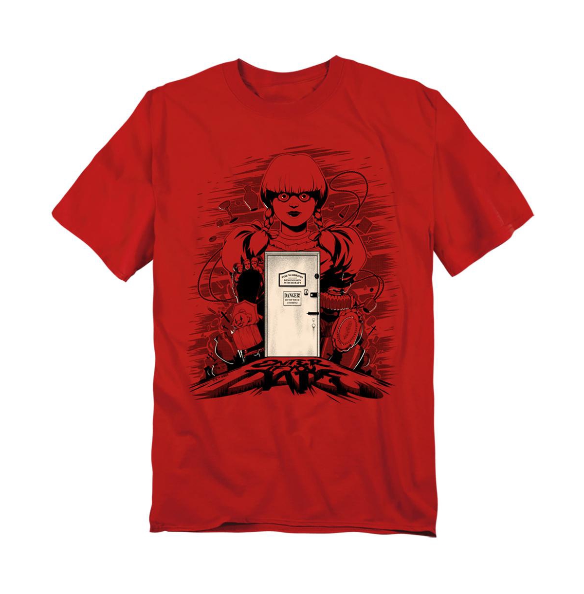 Click here for The Conjuring Mens Last Rites Annabelle Door T Shi... prices