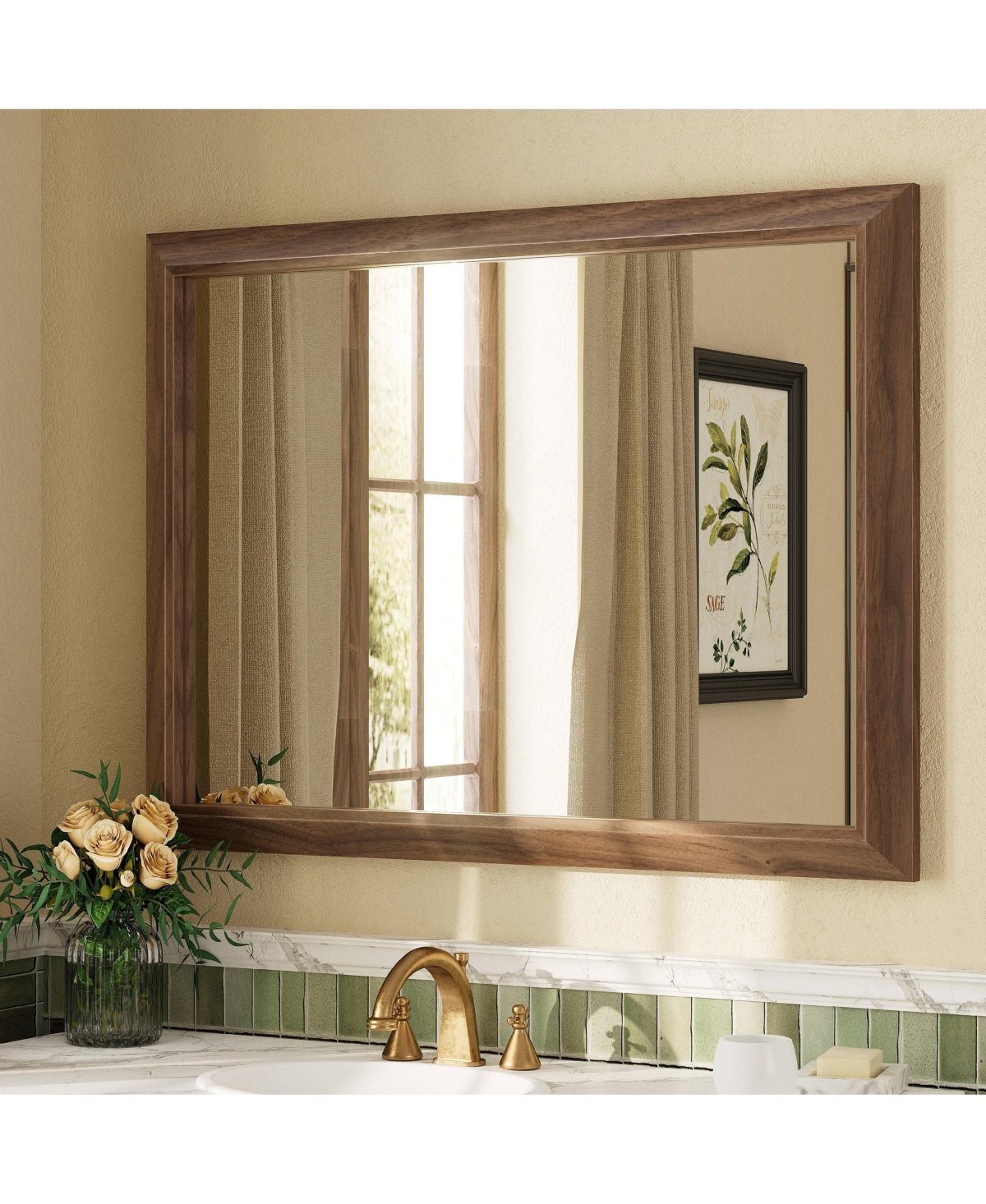 Click here for Apmir 30 x 40 Inch Thick Metal Framed Wall Mirrors... prices