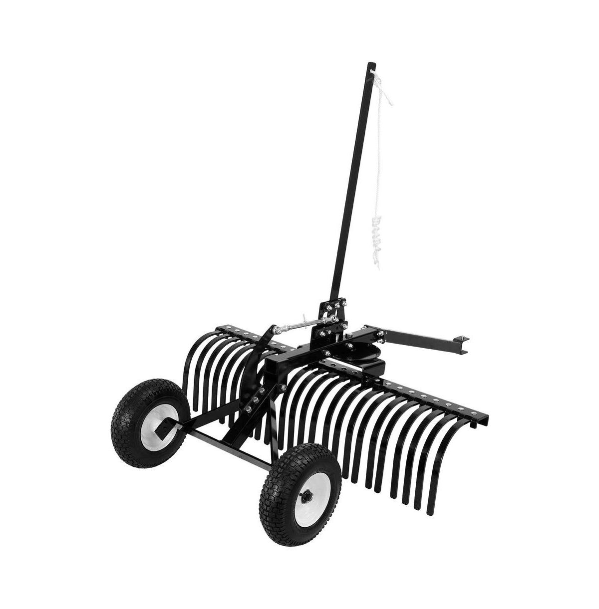 Click here for Sugift 48inches Tow Behind Landscape Rake Pull Beh... prices