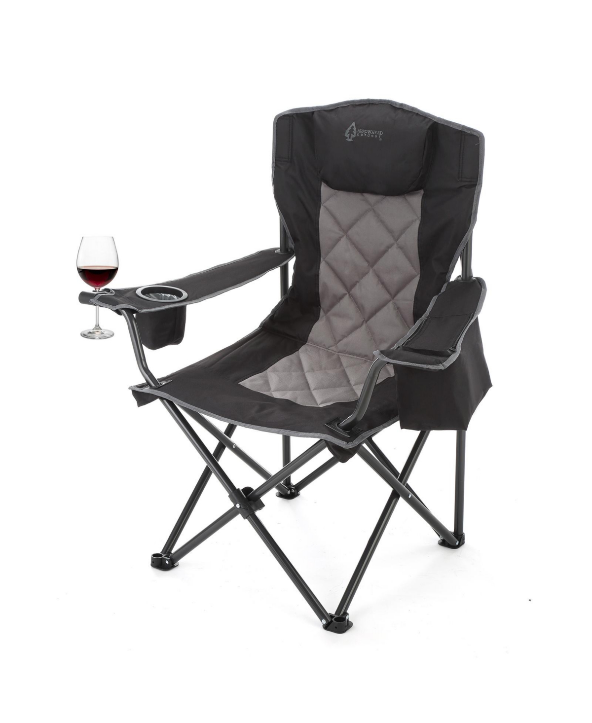Click here for Arrowhead Outdoor Folding Camp Chair w/ Headrest... prices