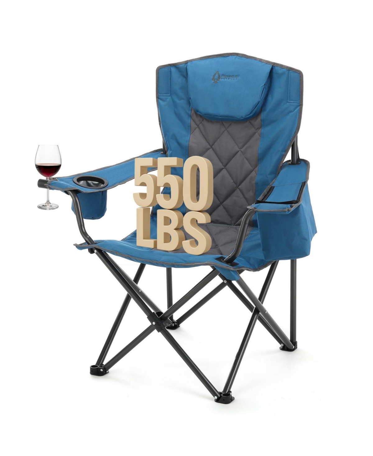 Click here for Arrowhead Outdoor Folding Camp Chair w/ Headrest... prices