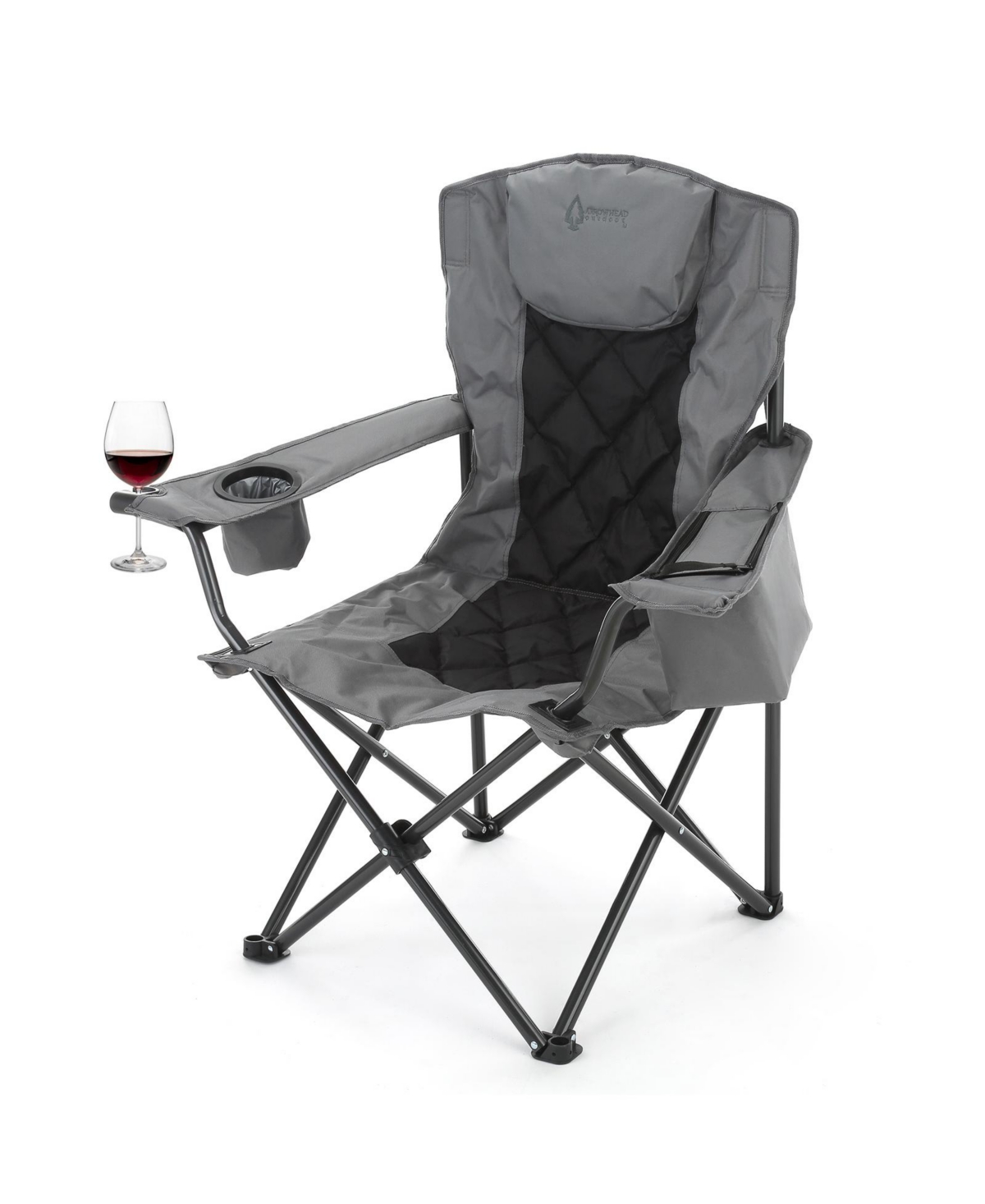 Click here for Arrowhead Outdoor Folding Camp Chair w/ Headrest... prices