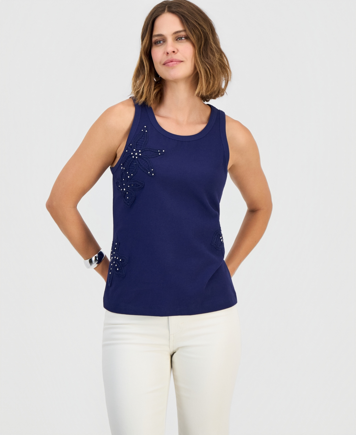 Click here for I.n.c. International Concepts Womens Floral Croche... prices