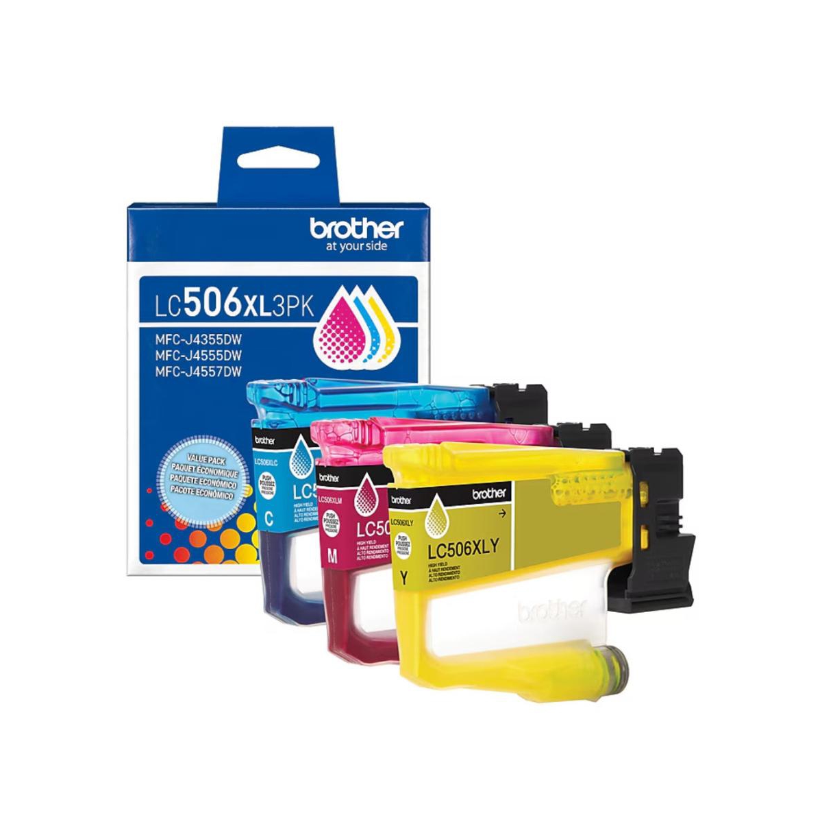 Click here for Brother Genuine 3-Pack High Yield Color Ink Cartri... prices
