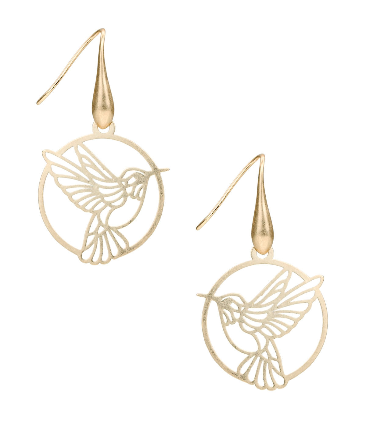 Click here for Patricia Nash Enamel Hummingbird Open Wire Drop Ea... prices