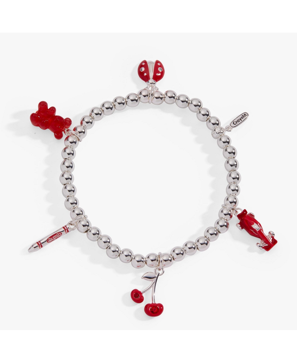 Click here for Alex and Ani Crayola Scarlet Charm Stretch Bracele... prices