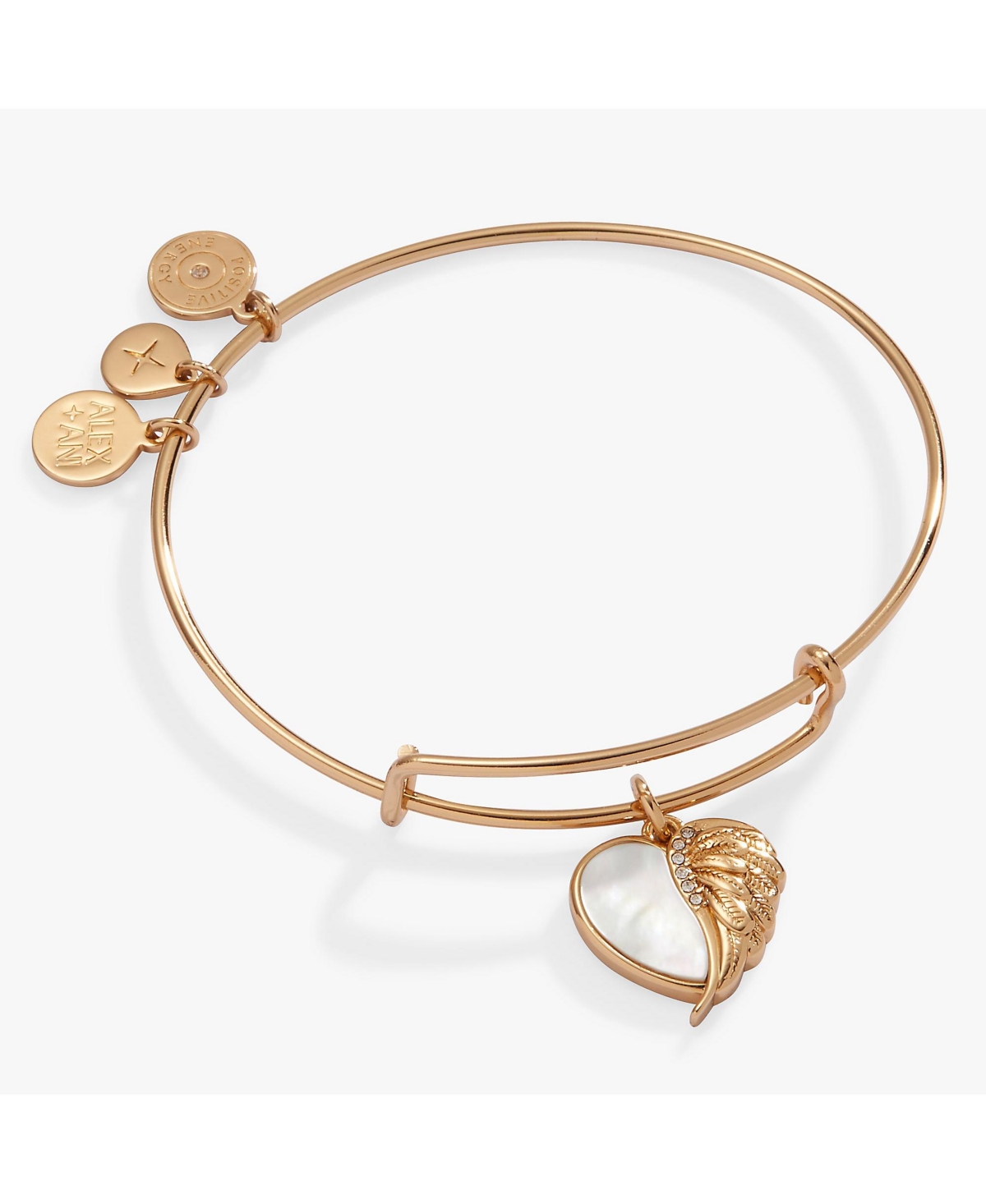 Click here for Alex and Ani Wings of Protection Charm Bangle - Go... prices